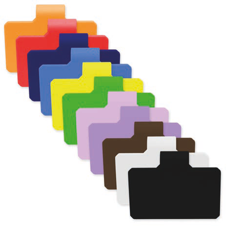 Plastic Tray Tags for Colourful Communication | Elite Medical