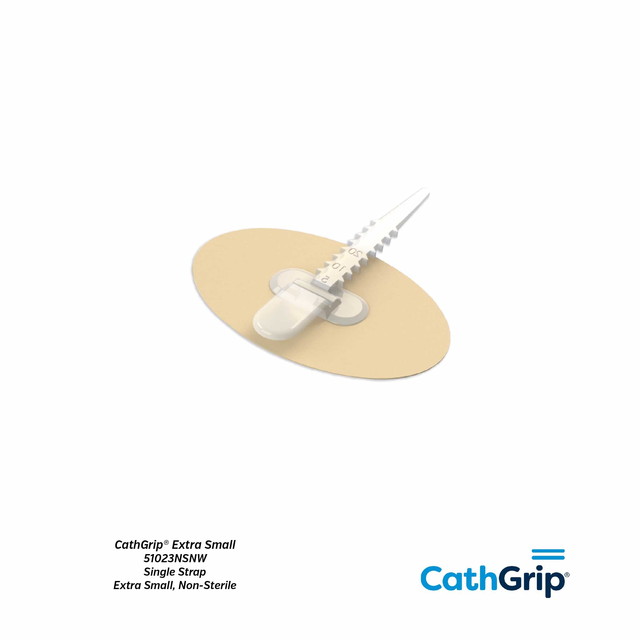 CathGrip® Extra Small Tube Securement Device (Single Strap, Non-Sterile ...