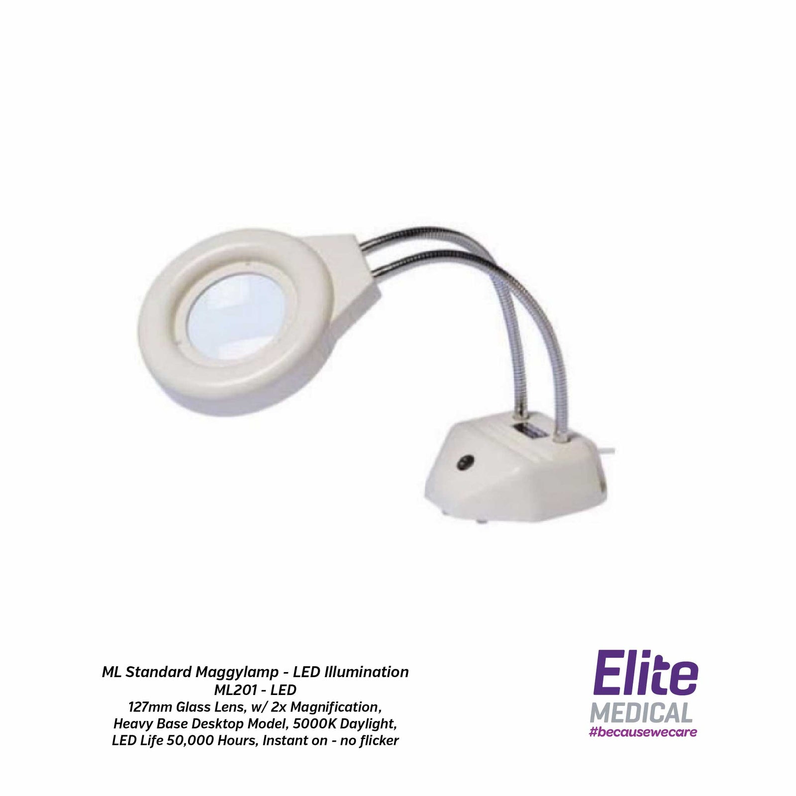 ML Standard Maggylamp - LED Illumination (127mm Glass Lens, w/ 2x ...