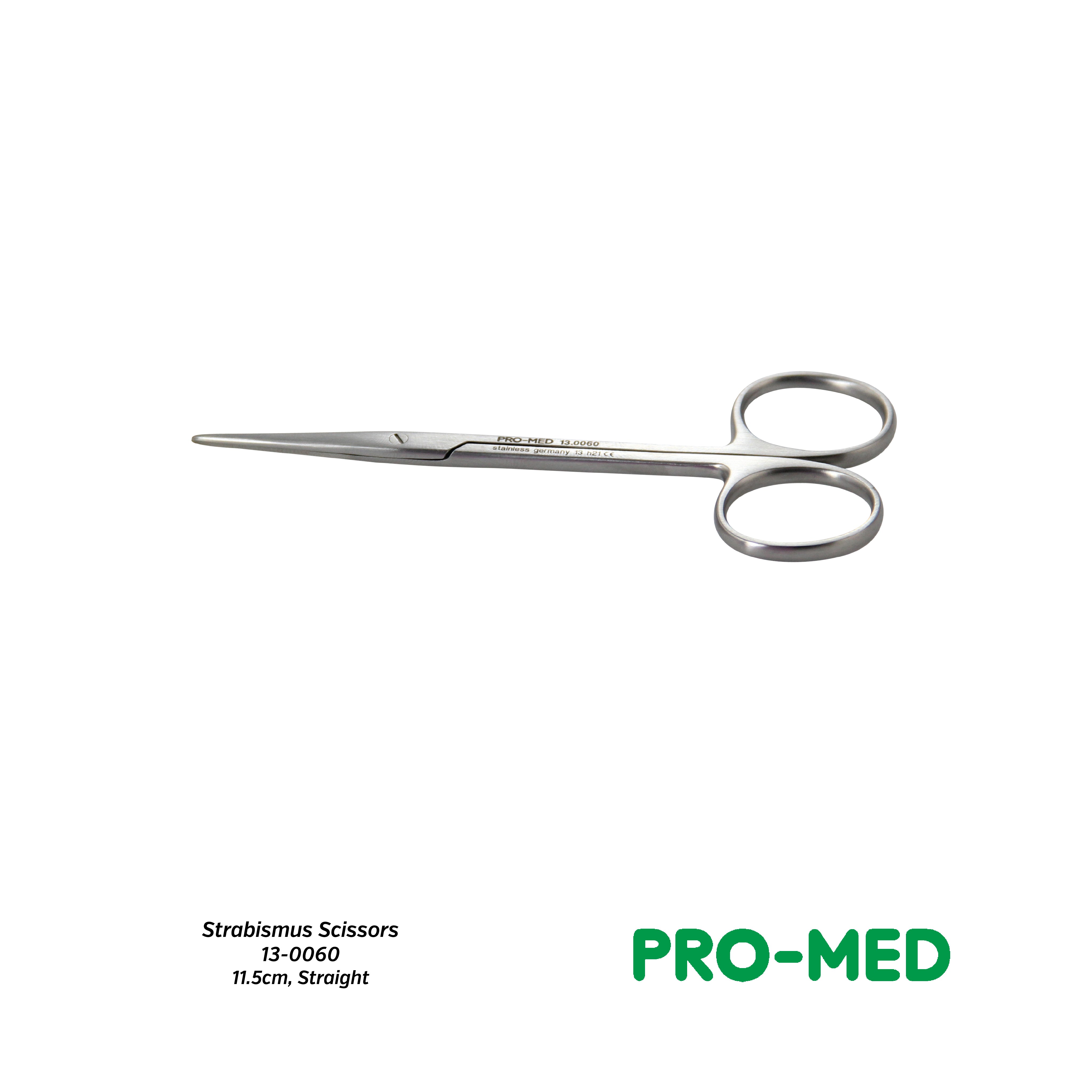 Pro-Med® Strabismus Scissors (11.5cm, Straight) - Elite Medical