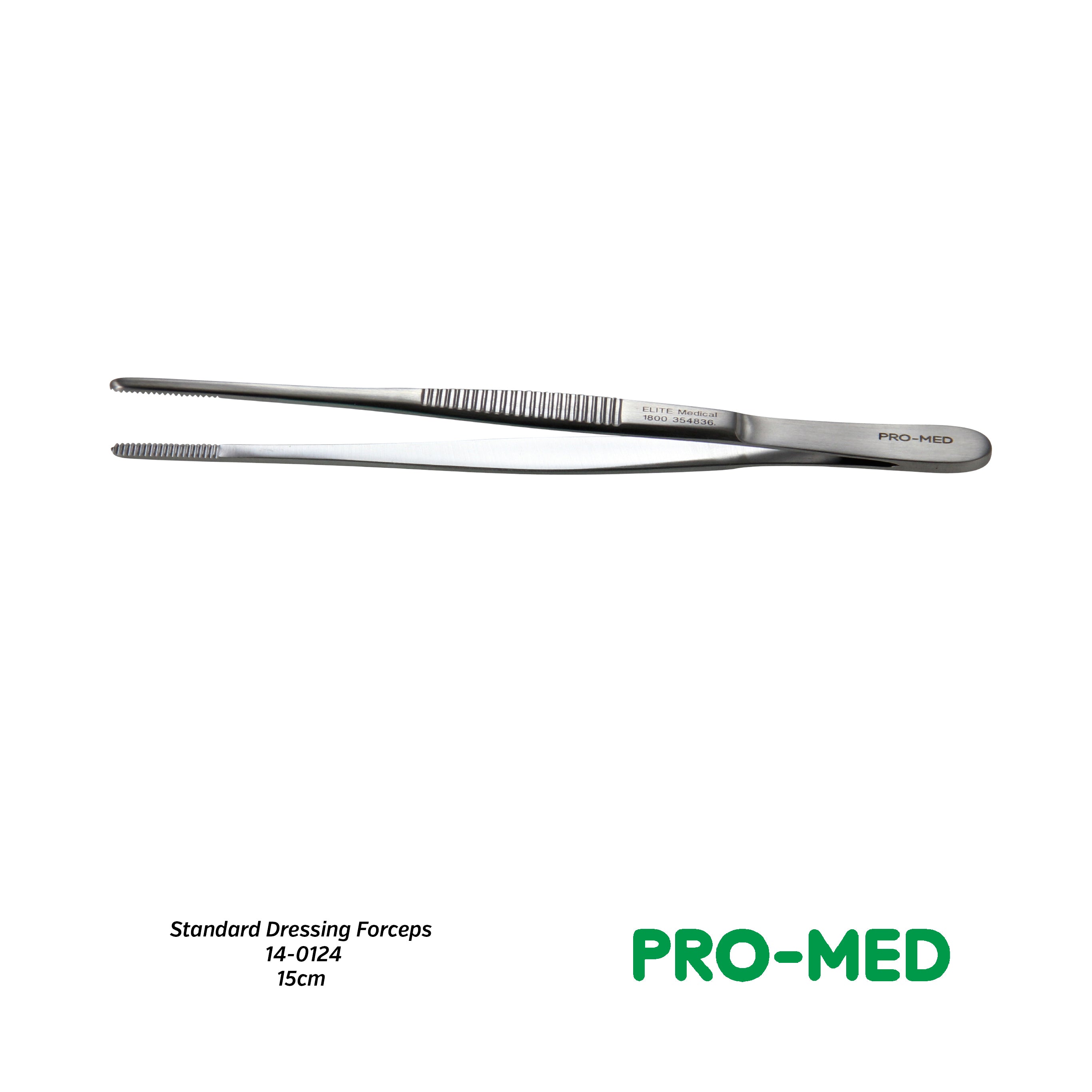 Pro-Med® Standard Dressing Forceps (15cm) - Elite Medical
