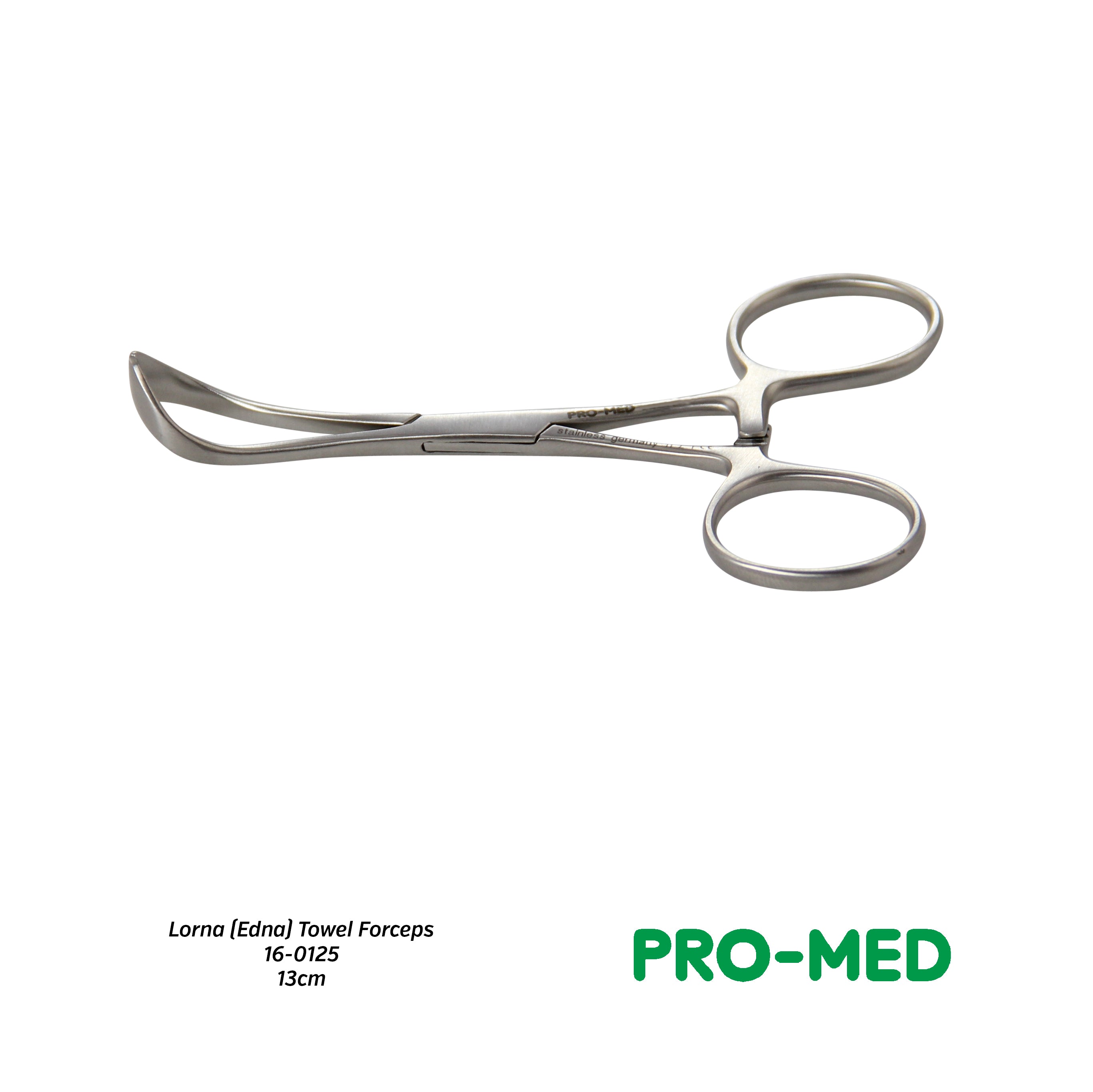 Pro-Med® Lorna (Edna) Towel Forceps (13cm) - Elite Medical