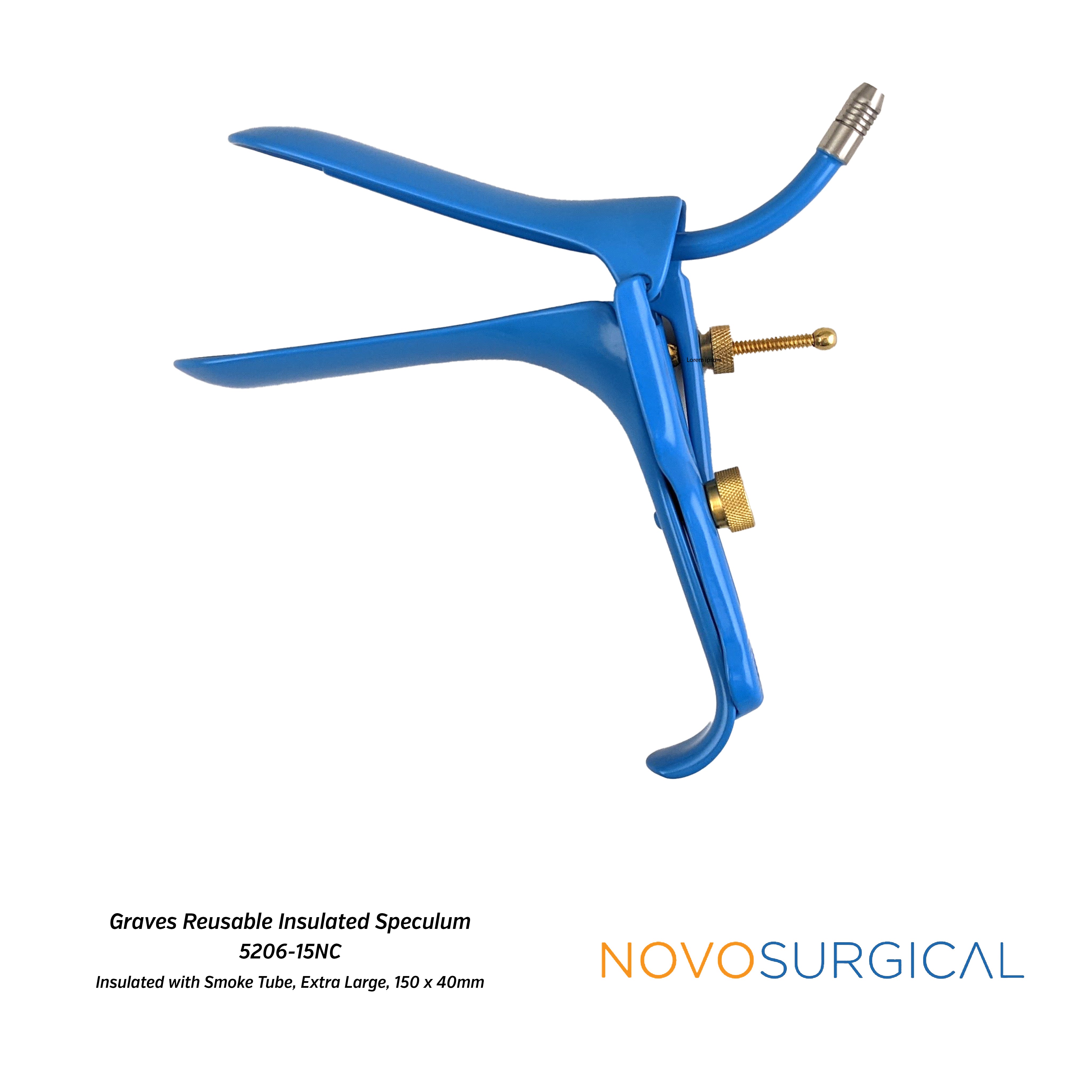 Novo Surgical® Graves Reusable Insulated Speculum (Extra Large, 150 x ...