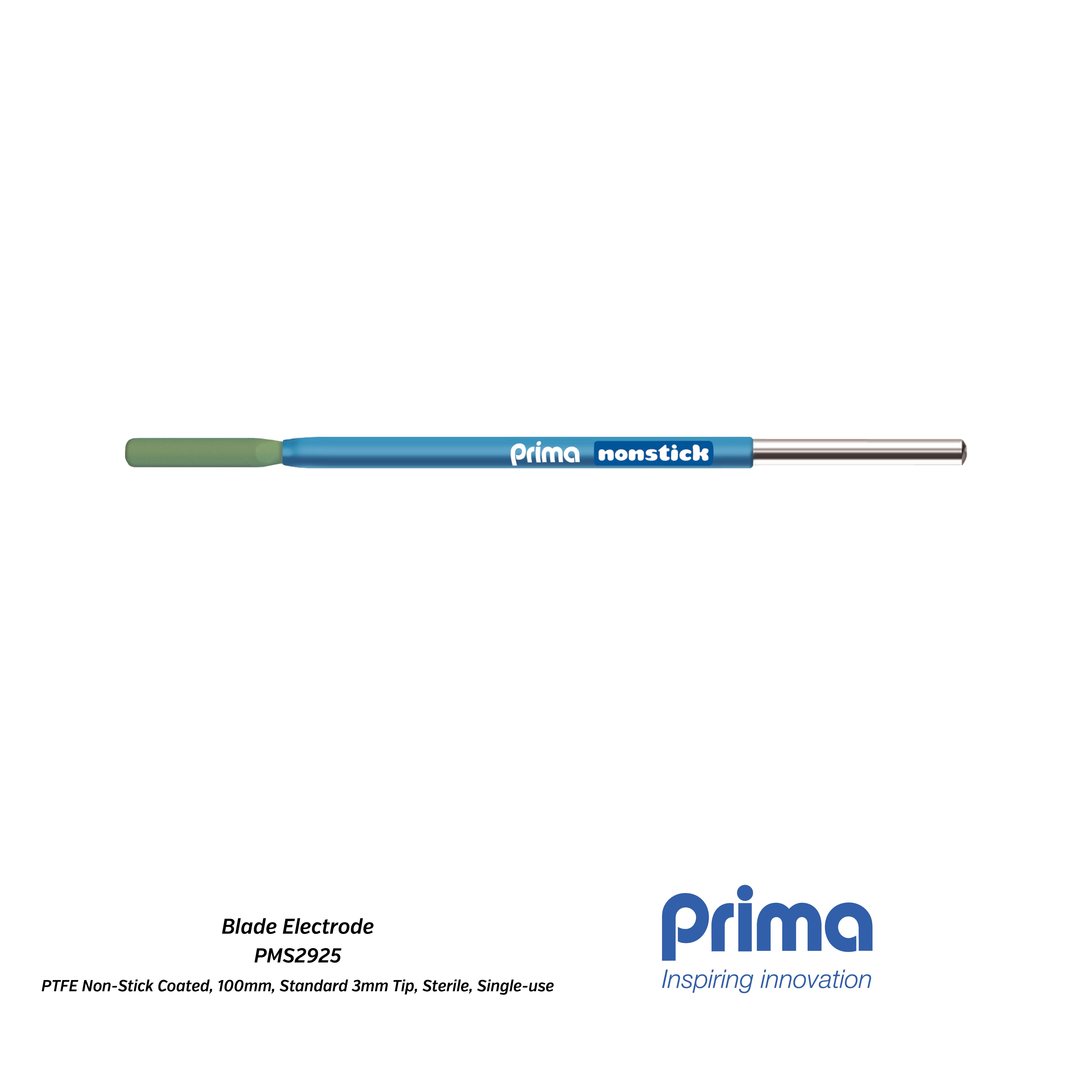 Prima® Blade Electrode (PTFE Non-Stick Coated, Standard Tip, 100mm LGTH ...
