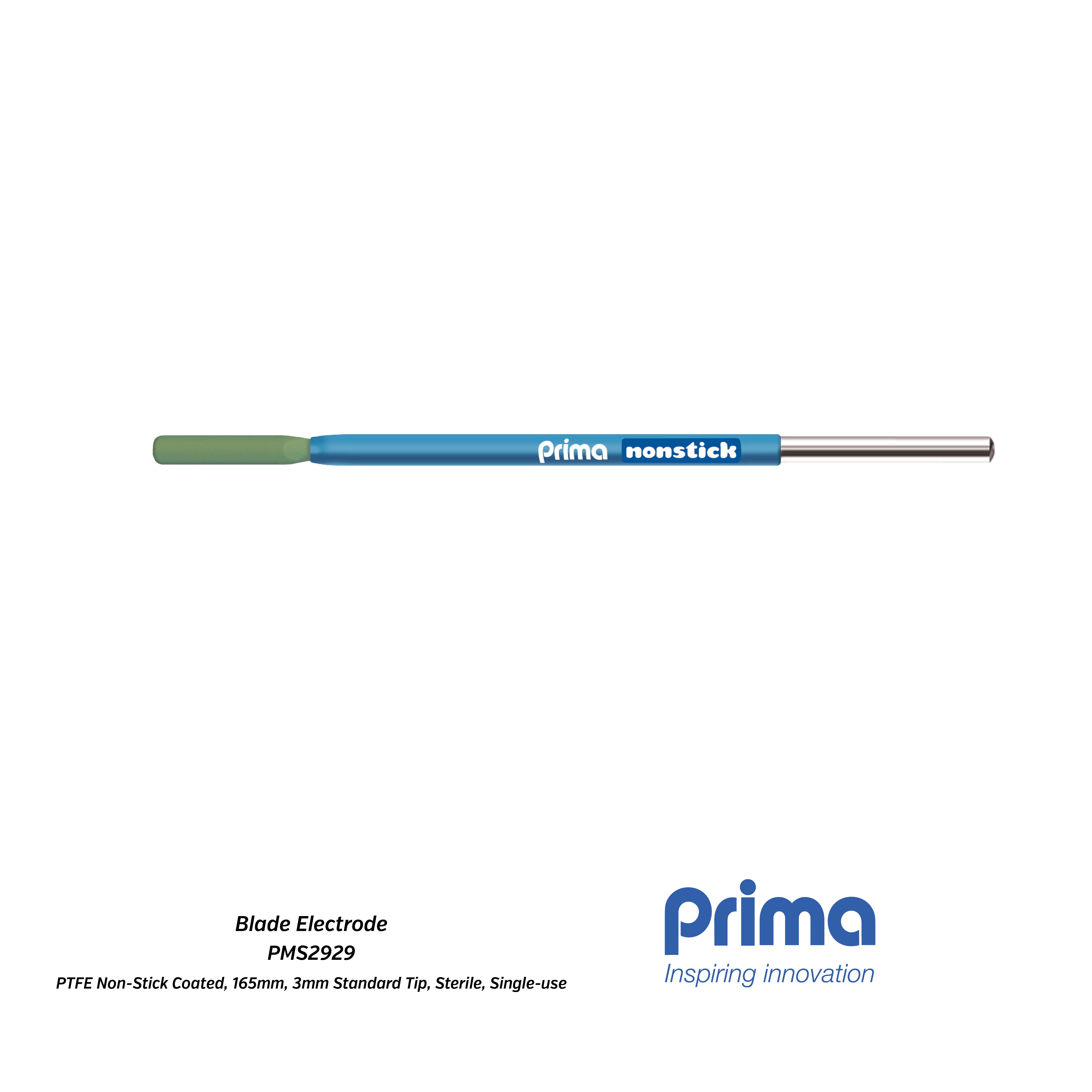 Prima® Blade Electrode (PTFE Non-Stick Coated, Standard Tip, 165mm LGTH ...