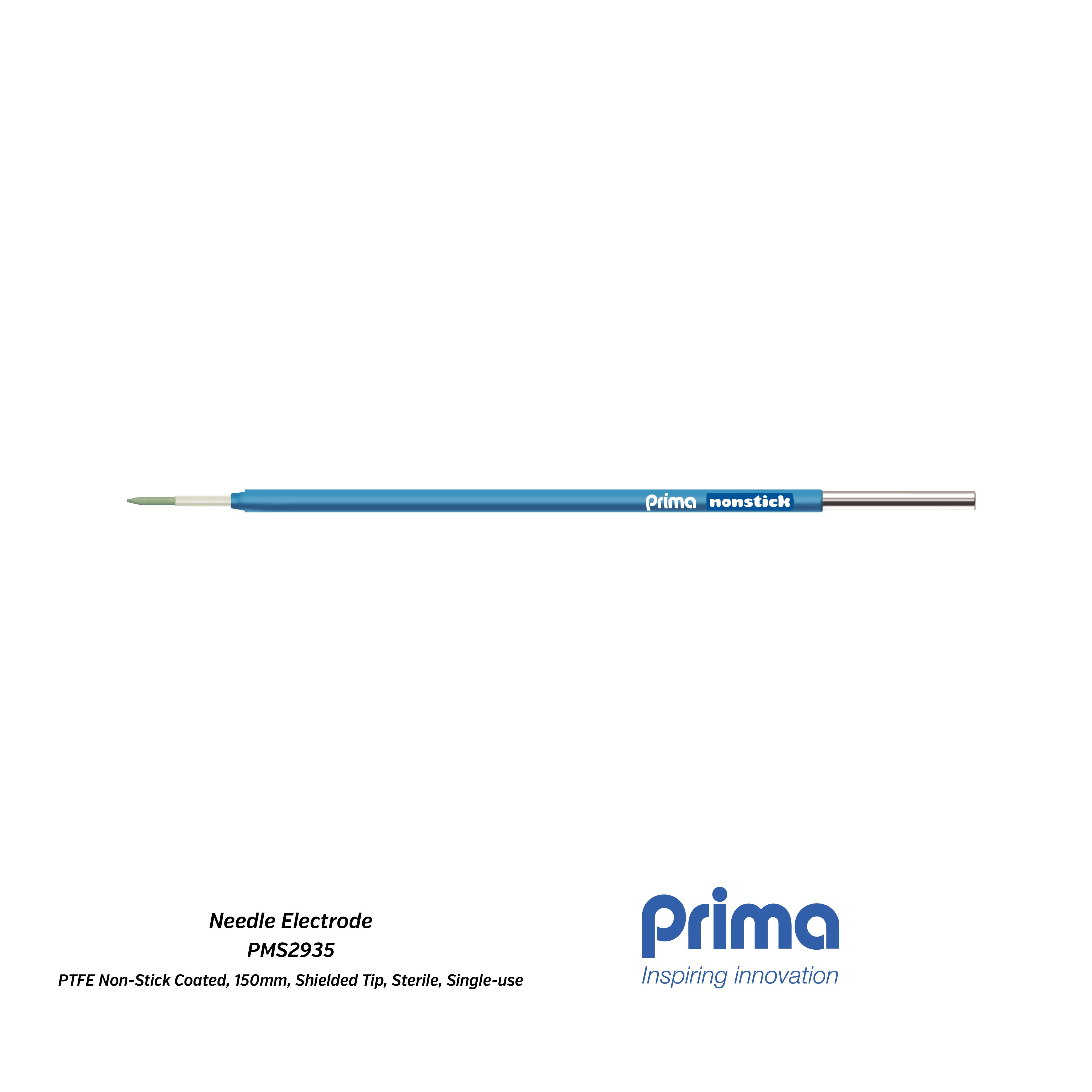 Prima® Needle Electrode (PTFE Non-Stick Coated, Shielded Tip, 150mm ...